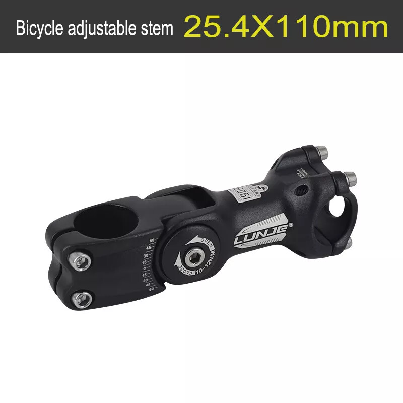 Bicycle Adjustable Stem 25.4/31.8 Handlebar Riser 90/110/130 Road ...