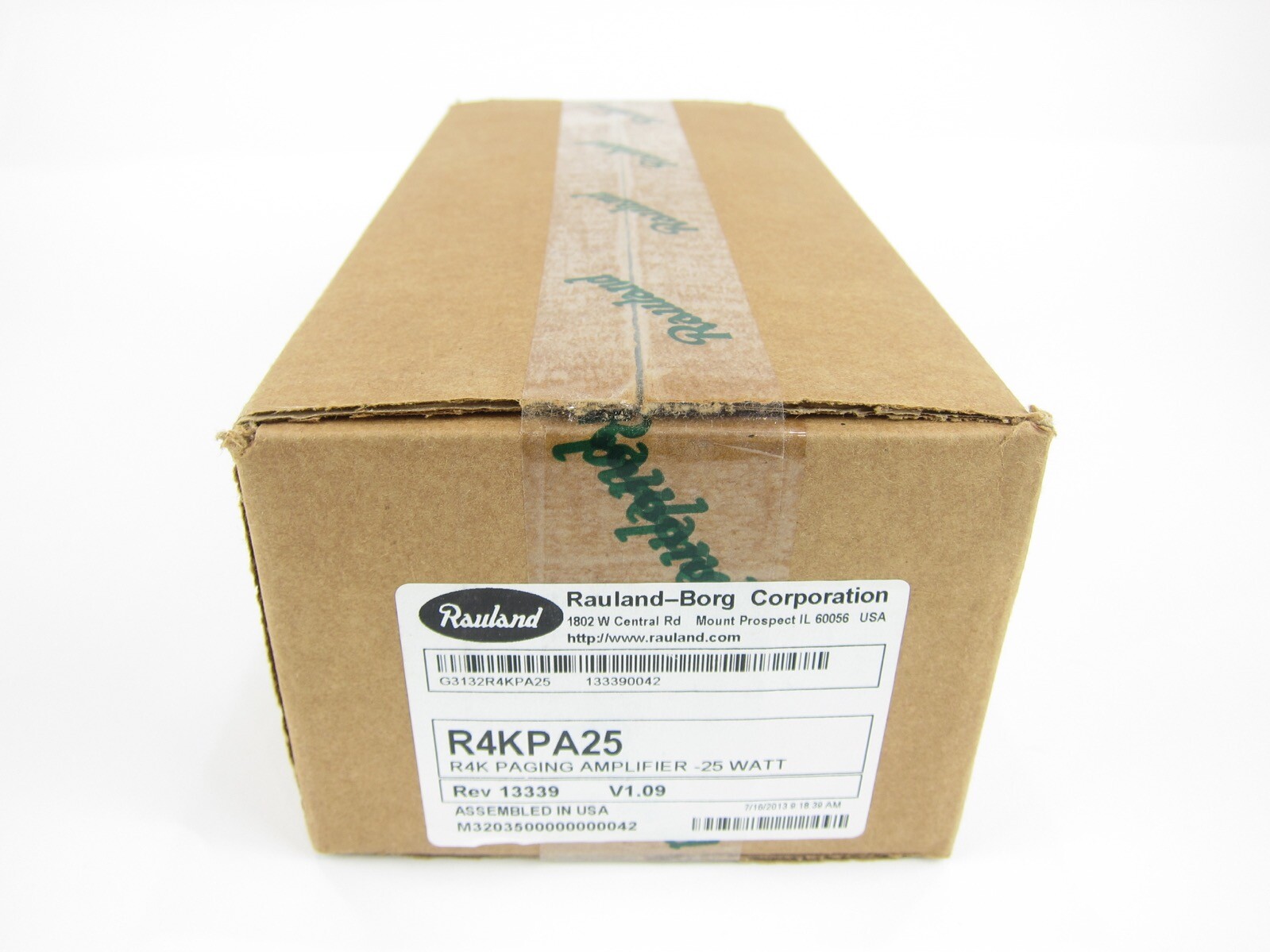 Rauland R4KPA25 R4k Paging Amplifier 25w for sale online | eBay