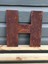 10 Inch rusty metal letters and numbers shop sign home COMBINED POSTAGE ...
