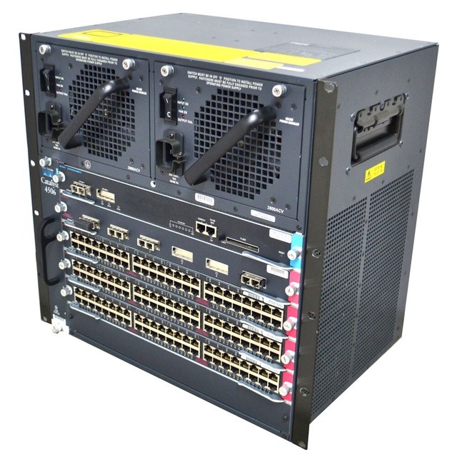 Cisco WS-C4506 Catalyst Chassis w/ WS-X4515 WS-X4306-GB WS-X4448-GB ...