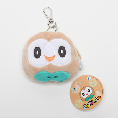 15Cm Rowlet Pokemon Licensed Mascot Plush Toys Soft Doll Key Chain Coin ...