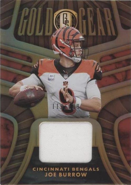 2021 Panini Gold Standard - Gold Gear Joe Burrow #GG-JB /199 (MEM) for ...