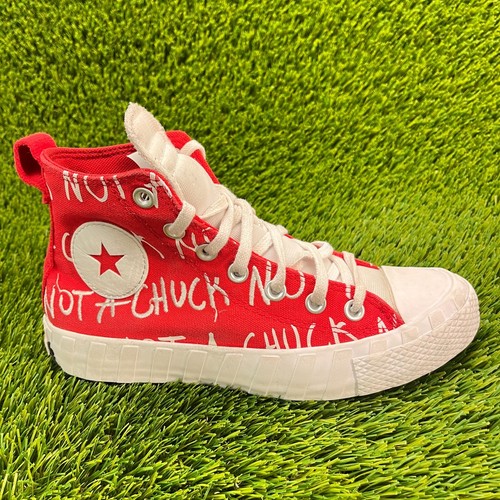 Converse UNT1TL3D High Not A Chuck Boys Size 5Y Red White Athletic ...