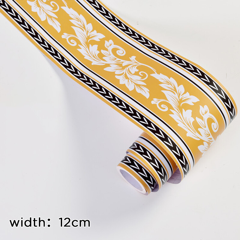 10 Meters Self-adhesive Wallpaper PVC Stickers Border Decal Skirting ...