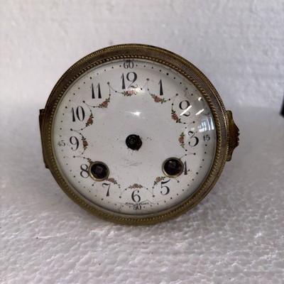 Antique A.D. Mougin French Clock Movement - ca. 1900- For Parts/Restore ...
