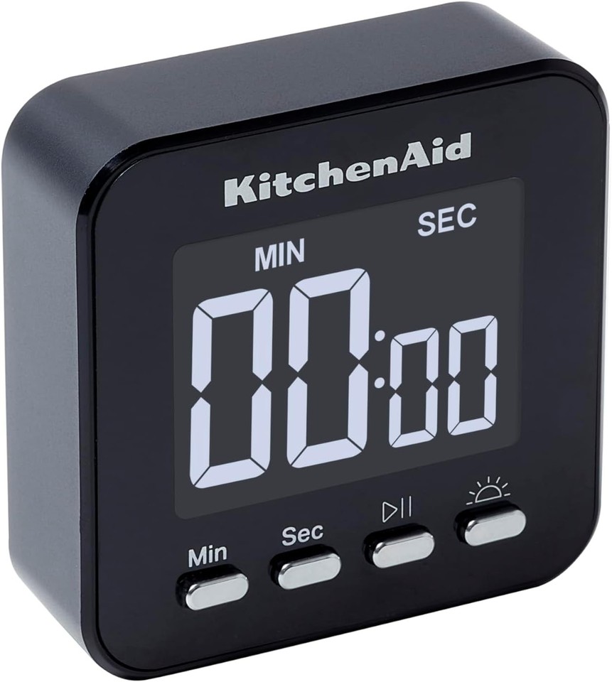 KitchenAid KQ912 99M Digital Single Event Magnetic Visual Timer Black ...