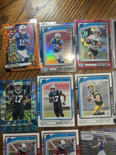 2024 NFL RC Lot (40) Jayden Daniels Nix McCarthy Bowers Holo Red ...