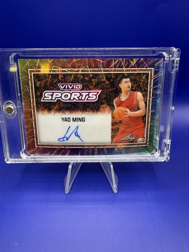YAO MING 2025 leaf vivid Sports AUTOGRAPH 1/1 🔥🔥🔥🔥 | eBay