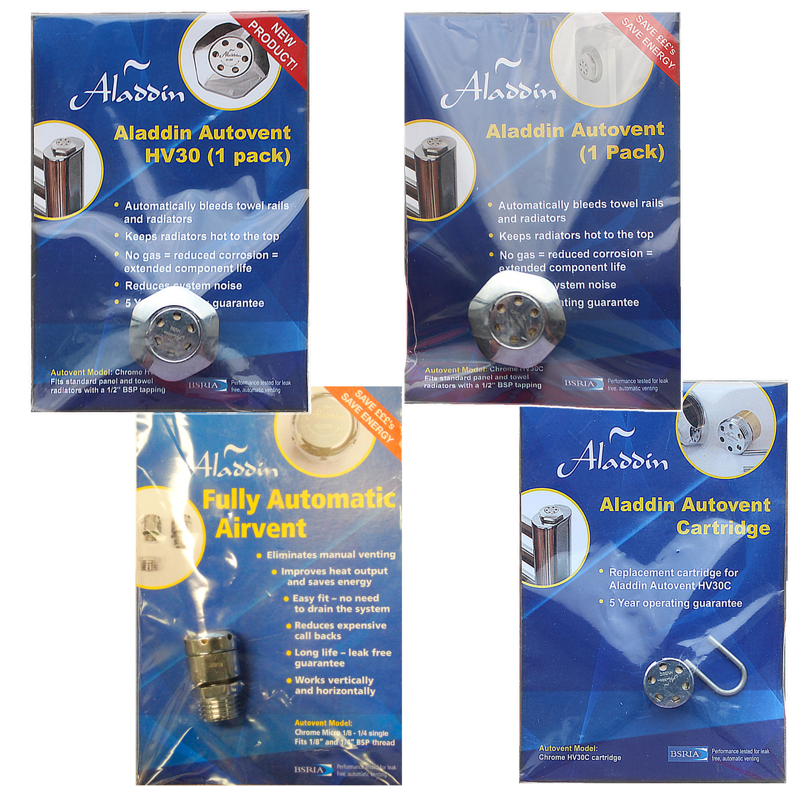 Aladdin Autovents Air Bleed Valve Radiator Towel Rail Cartridge ...