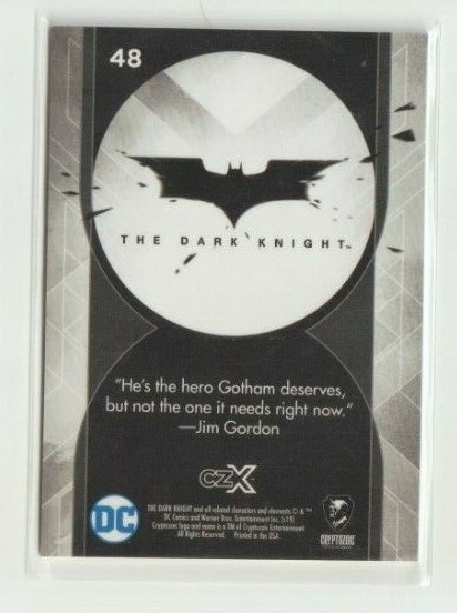 CZX DC Super Heroes Super Villains Movie Card #48 Batman | eBay