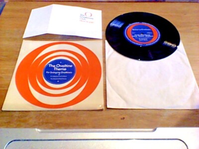 ERIC DELANEY BEAT GROUP THE OVALTINE THEME PROMO UK PS EP + INSERT ...