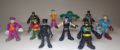 Fisher Price Imaginext DC Super Friends Lot Batman Robin Joker Freeze ...