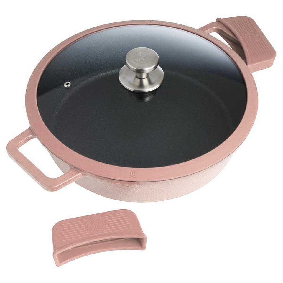 Kitchen HQ 4.5-Quart Cast Iron Nonstick Braiser | eBay