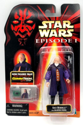 STAR WARS EPISODE 1 SIO BIBBLE ACTION FIGURE COMMTECH THE PHANTOM ...