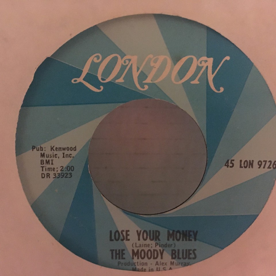 THE MOODY BLUES 45 SINGLE , GO NOW / LOSE YOUR MONEY | eBay