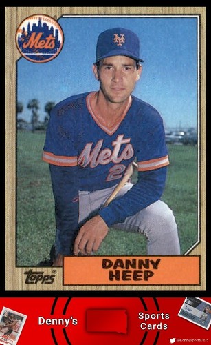 1987 Topps #241 Danny Heep New York Mets Baseball Card | eBay