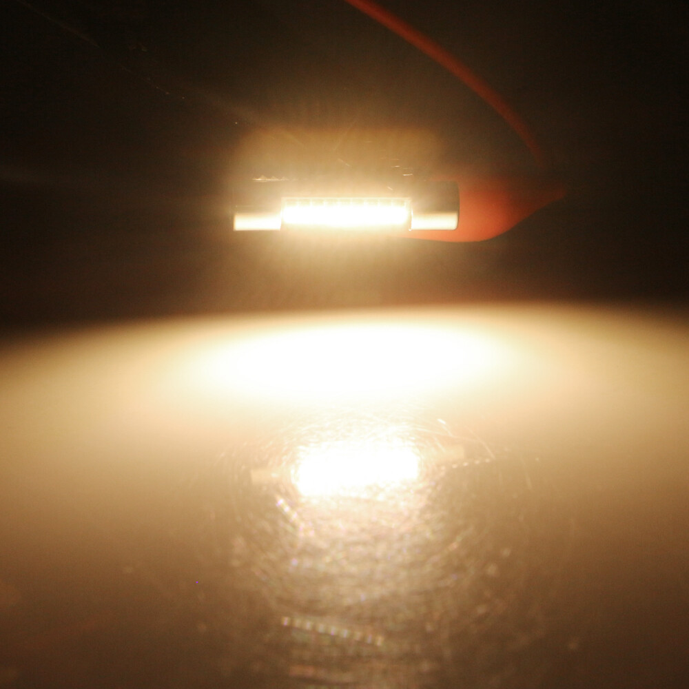 10Pcs Bright 6614F 6641 Fuse Style LED Light Bulb Visor Vanity Mirror ...