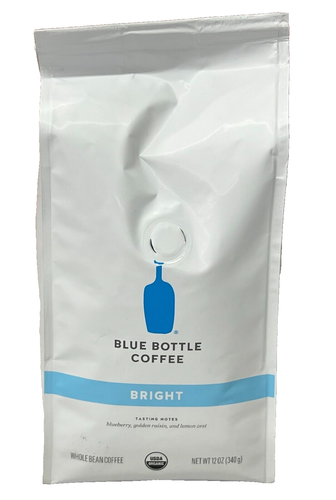 Blue Bottle Coffee Bright Organic Whole Bean Coffee 12 oz | eBay