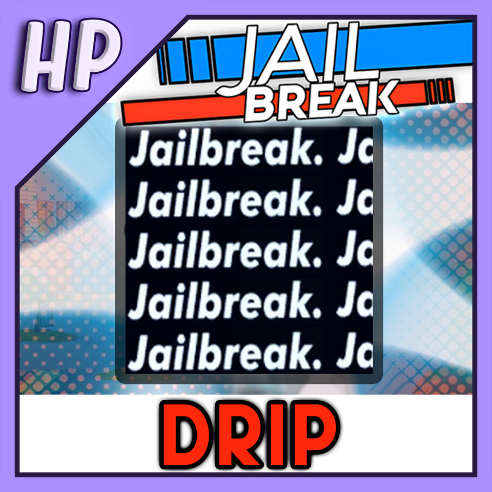 DRIP TEXTURE Roblox Jailbreak 💎CLEAN • FAST DELIVERY⚡ | eBay