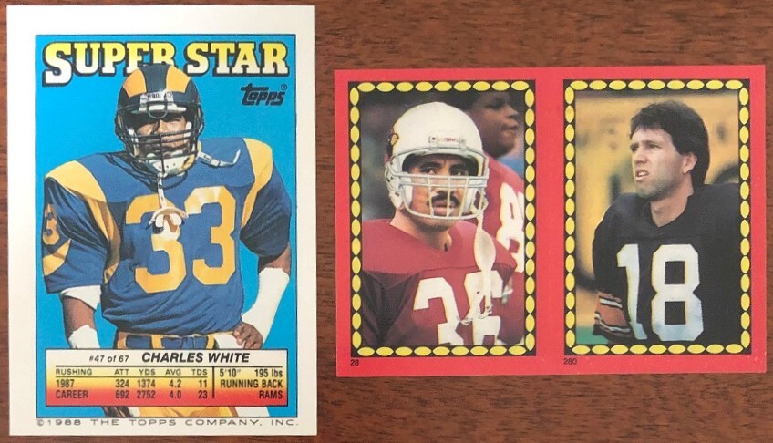 1988 Topps Super Star 1 - 67 Stickers Football Cards - You Pick | eBay