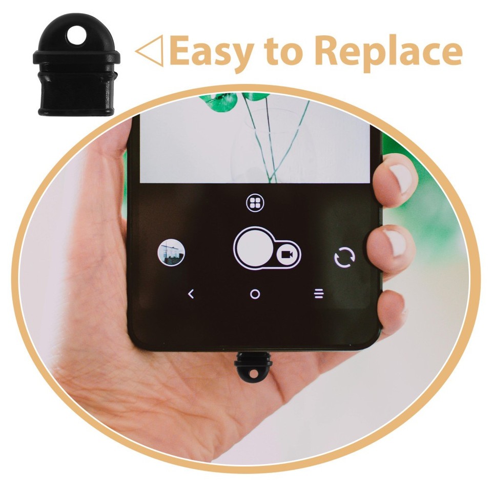 20 Pcs Charging Port Protector Dust Plugs Cell Phone Protections Cap ...