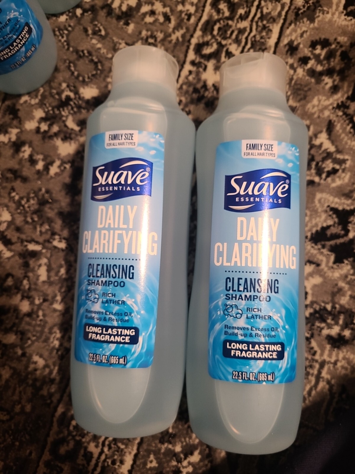 Lot of 2 Suave Daily Clarifying Cleansing Shampoo 22.5 FL. Oz. (665 ML ...