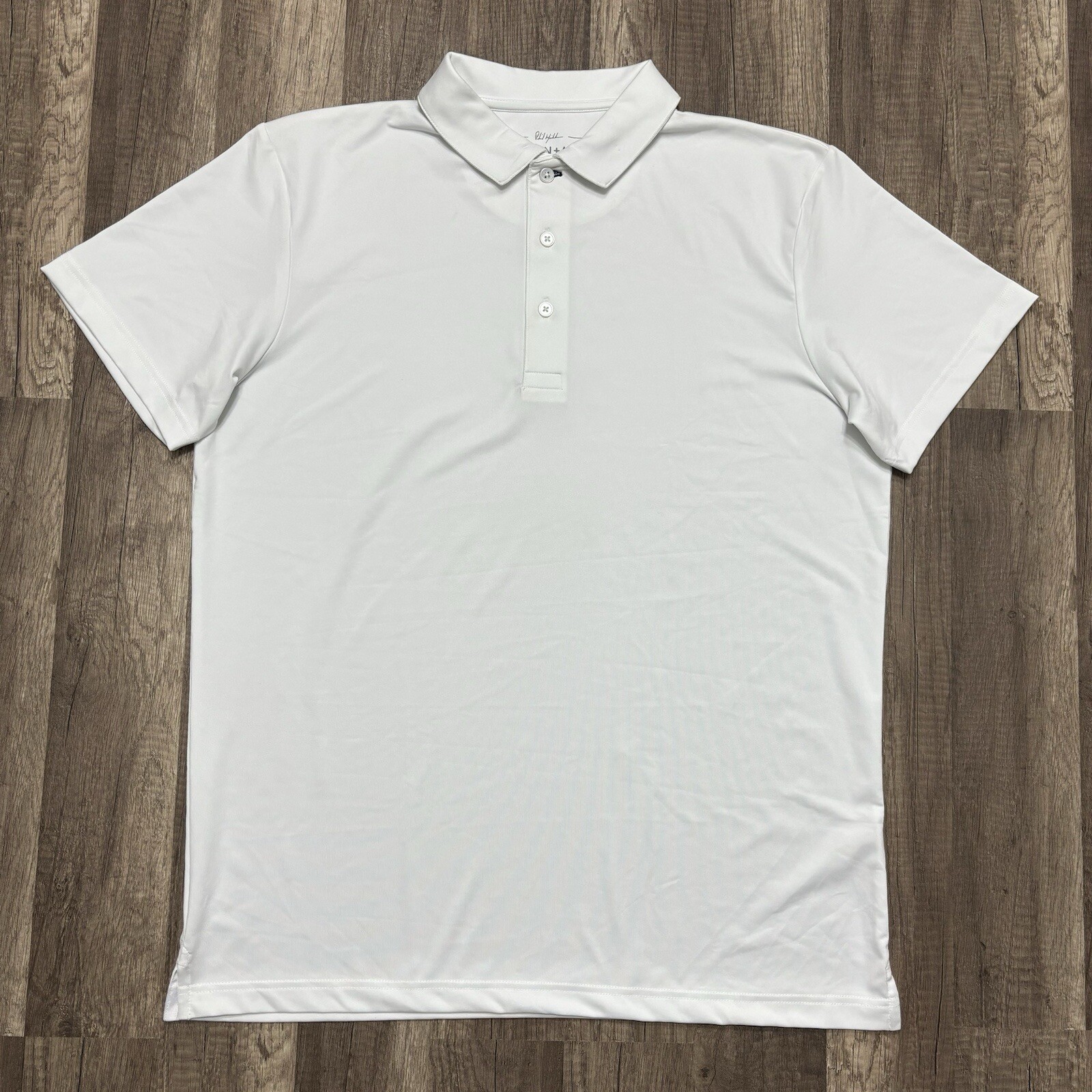 Mizzen Main Polo Shirt Mens Medium White Phil Mickels… - Gem