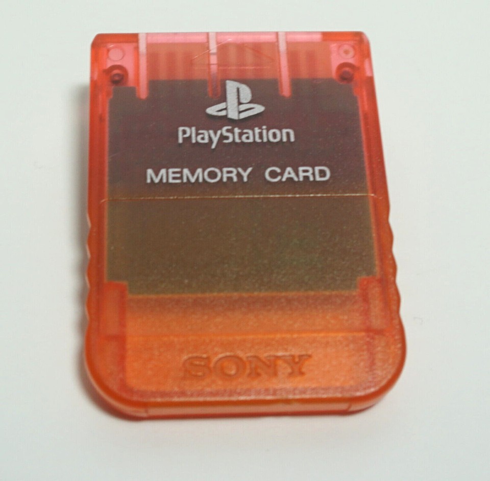 Sony Playstation 1 PS1 Official OEM 15 Block Memory Card Import SCPH ...