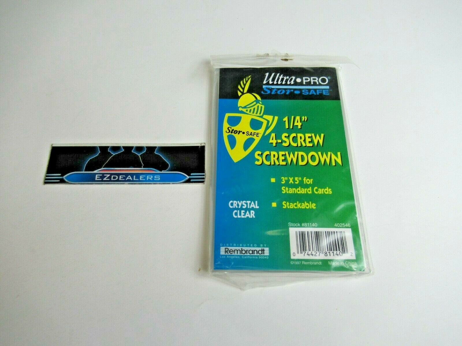 Ultra-PRO Stor-Safe 1/4" 4-Screw Screw Down Card Protection Case for 3 ...
