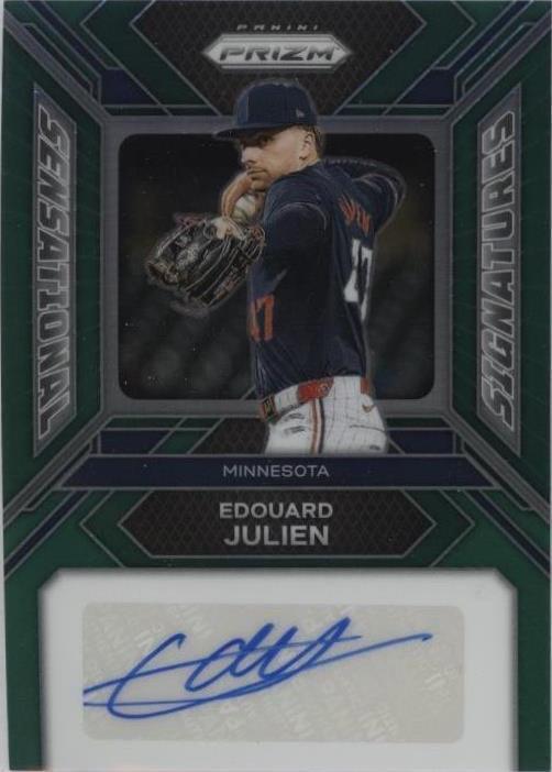 2024 Panini Prizm - Sensational Signatures Edouard Julien #SS-EJ Green ...