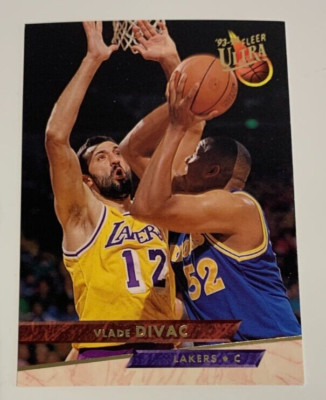 NBA VLADE DIVAC Los Angeles Lakers 1993-94 Fleer Ultra Trading CARD #94 ...