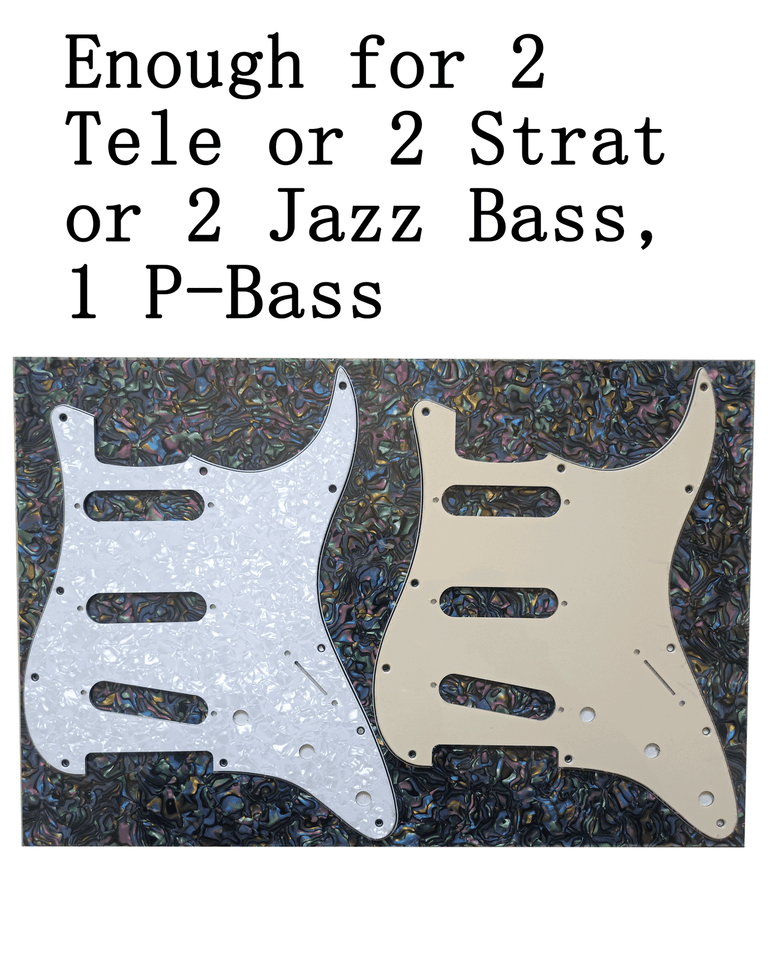 DIY Custom Blank Pick Guard Material Sheet Plate 11"x17" for Guitar ...