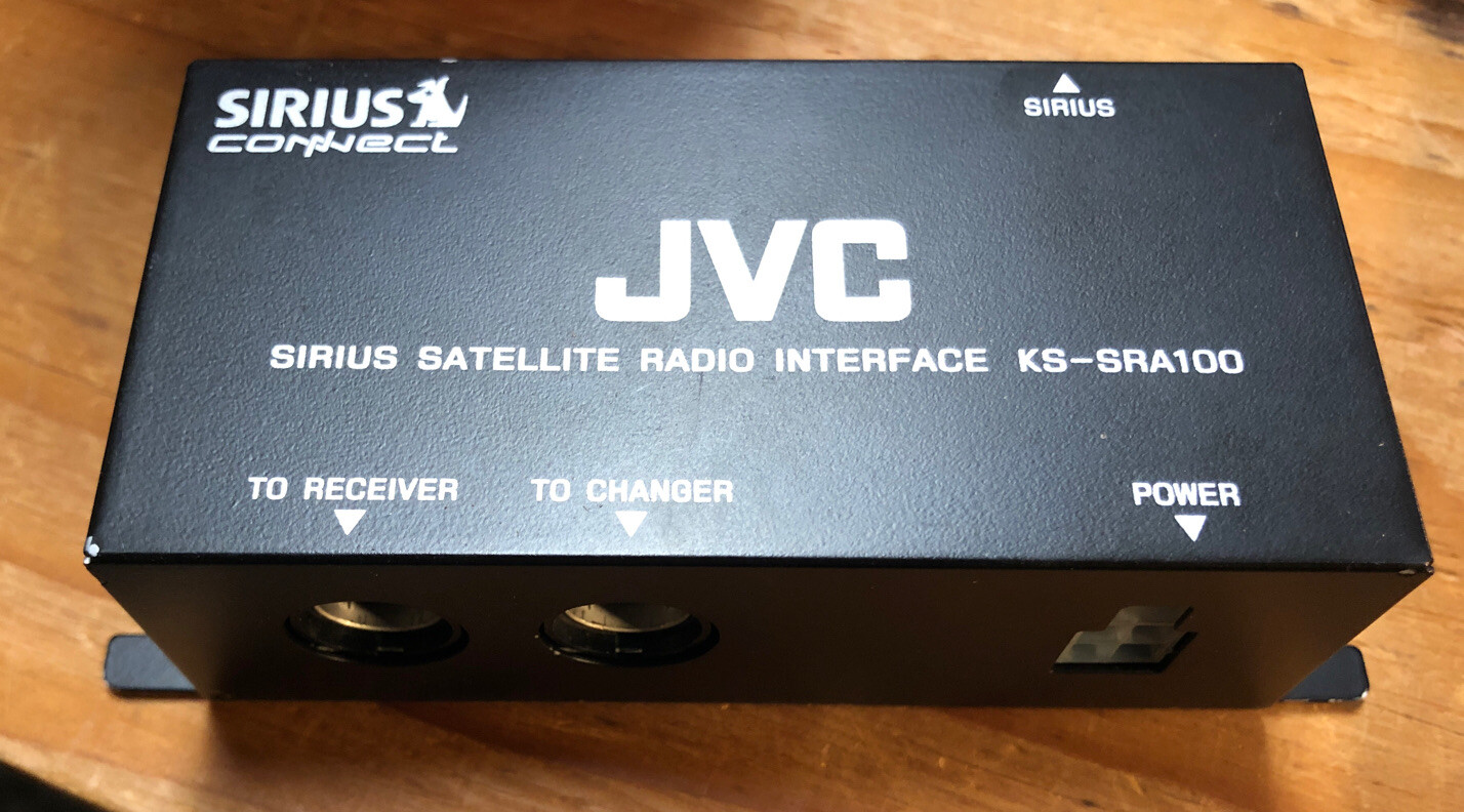 JVC KS-SRA100 interface Sirius Satellite Radio Adapter USE WITH YOUR ...