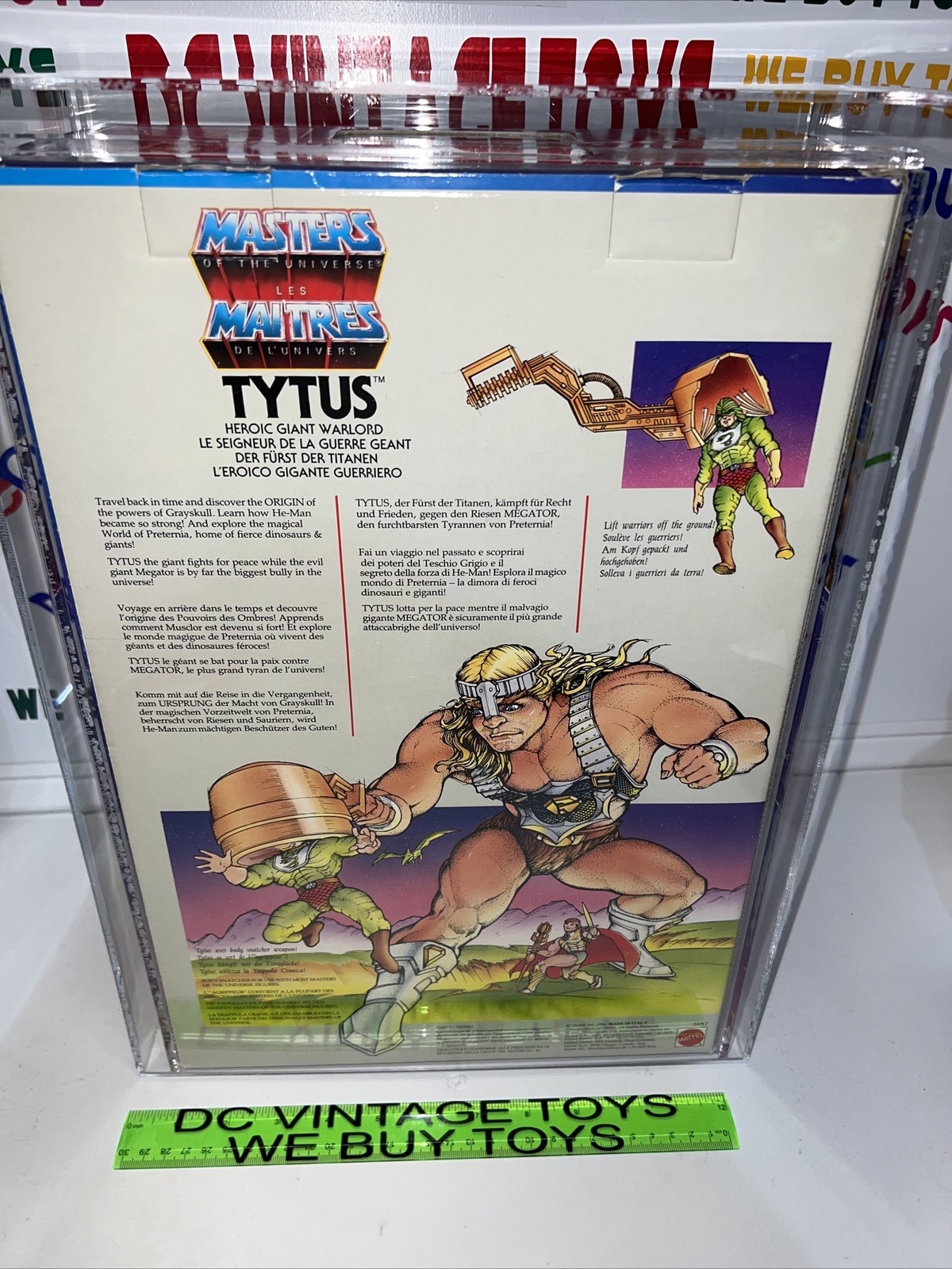 MOTU MEGATOR 1986 Masters Of The Universe Mattel Giants He-Man Tytus ...