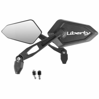 Pair of Mirrors Street with Logo White Piaggio 125 Liberty 1998-2014 ...