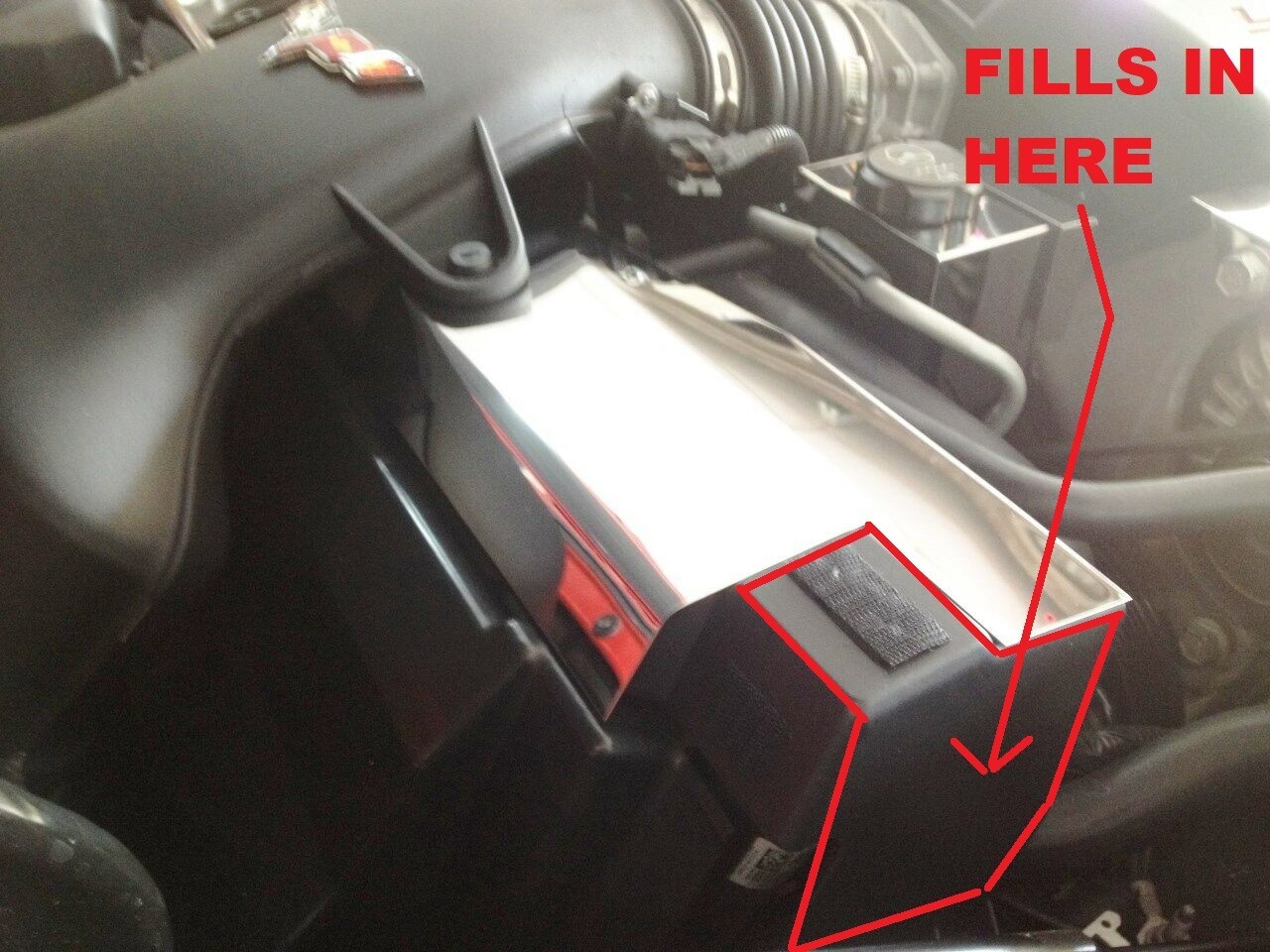 C6 Corvette 2005-2013 Radiator Shroud Side Covers 2 Pc Polished ...