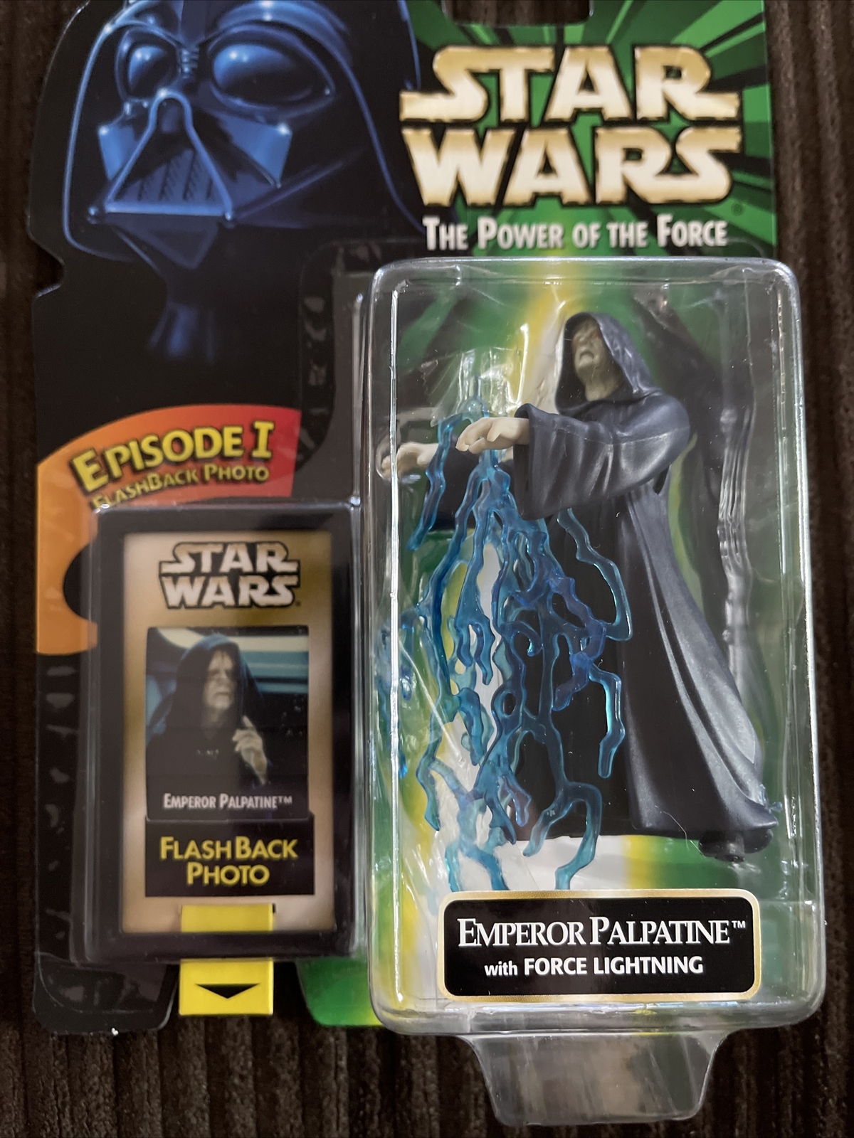 Star Wars Action Figure Power of the Force Emperor Palpatine w/ Force ...
