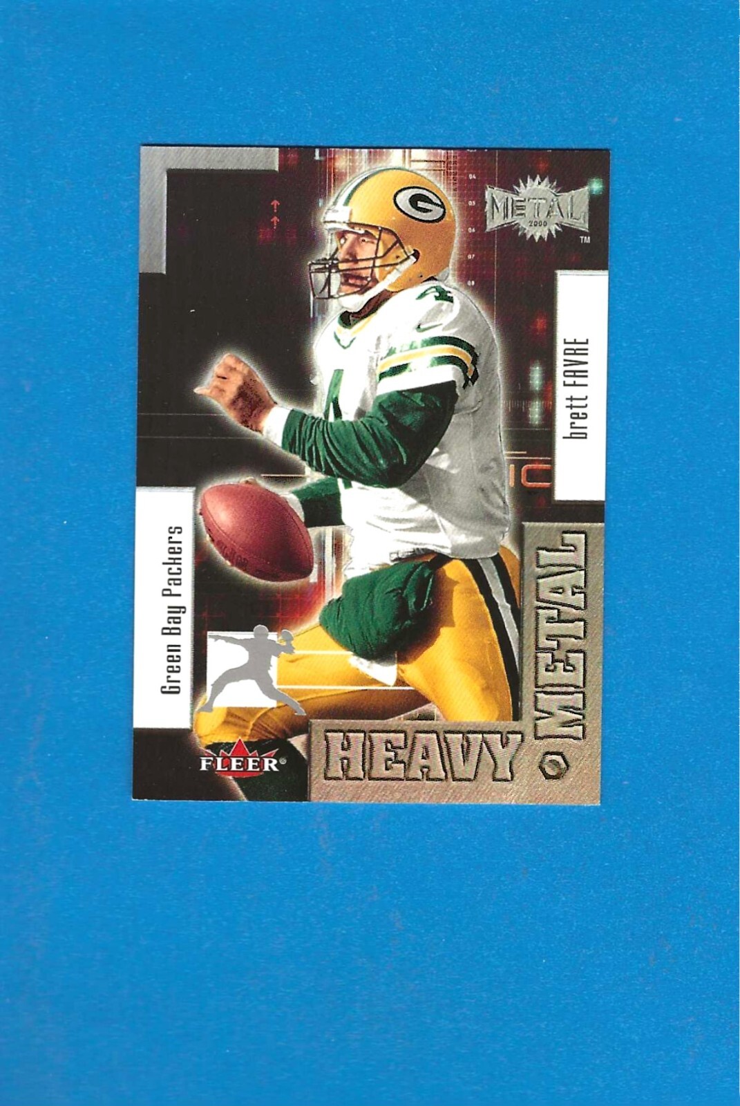 2000 Fleer Metal Brett Favre HEAVY METAL card #9 of 10 HM NM to MINT | eBay