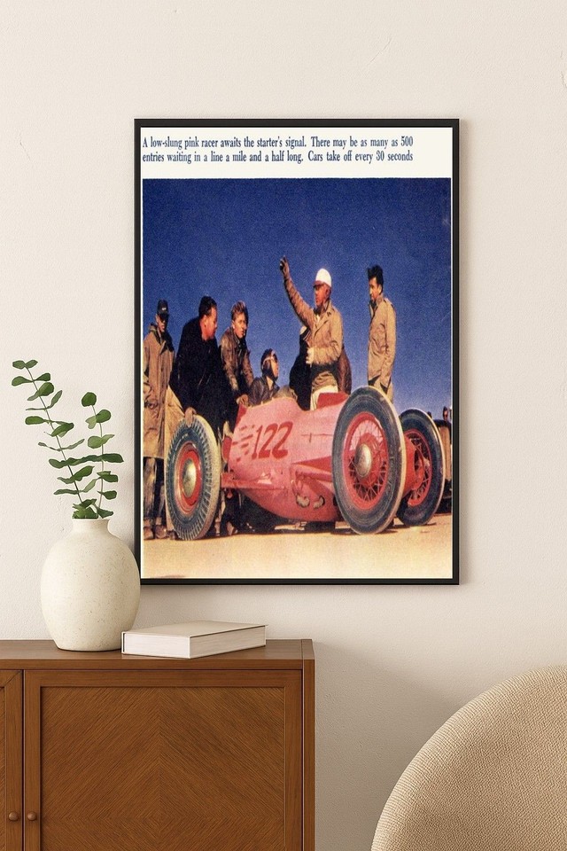 🏁 Vintage Racing Poster (1950s) - Speed Enthusiast's Dream - 24x36 ...