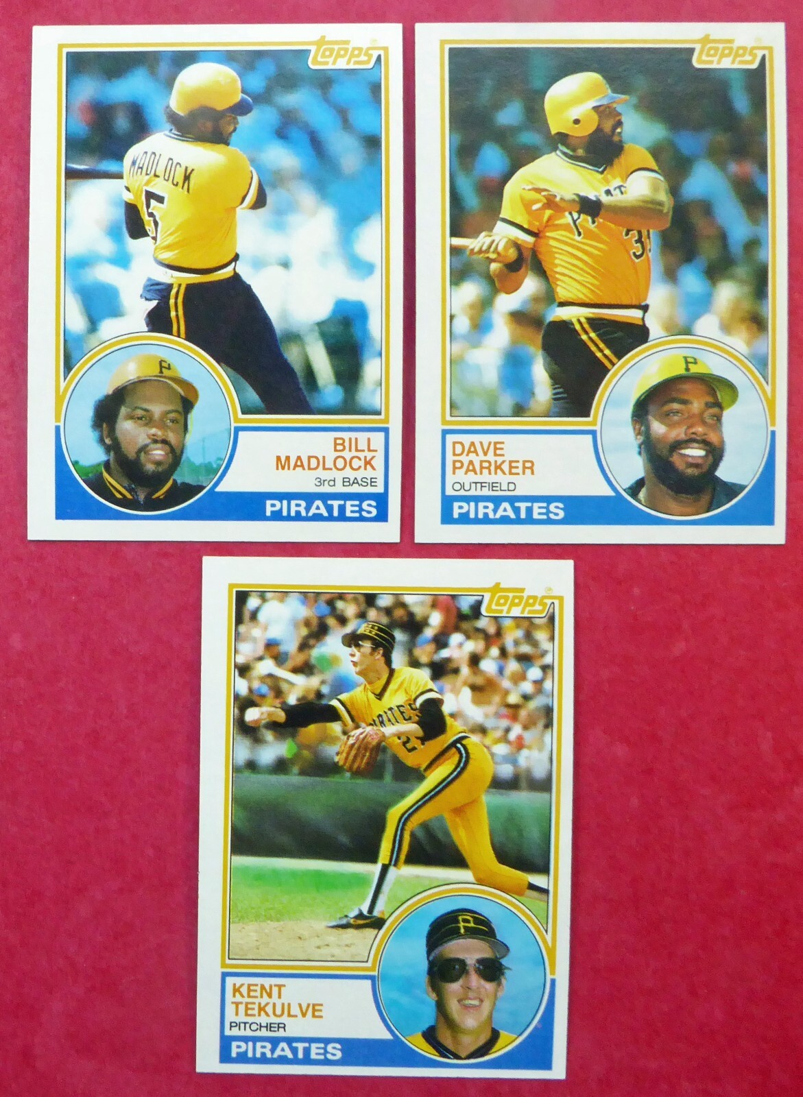 1983 Topps Pittsburgh Pirates Team Set (28 Cards) ExMt - NM (Set #2J ...