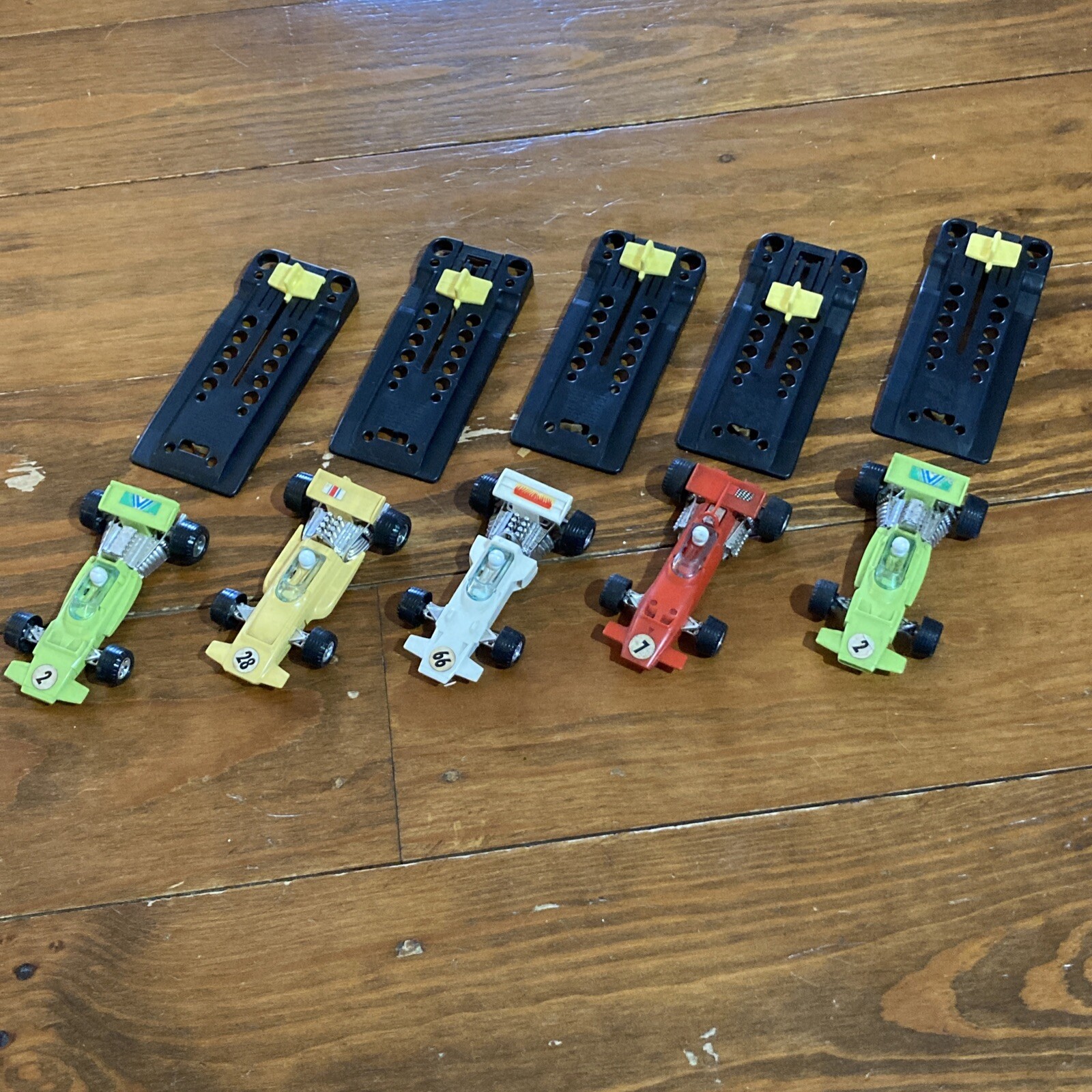 Lot of 5 Vintage Funmate Go Car Race Indy Formula all w Launchers 1970s ...