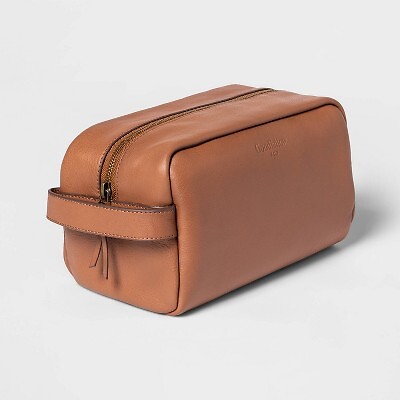 Goodfellow & Co Dopp Kit Makeup Case Bag Accessories Faux Leather ...