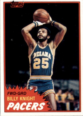 1981-82 Topps Basketball Billy Knight (C) Indiana Pacers #MW91 | eBay
