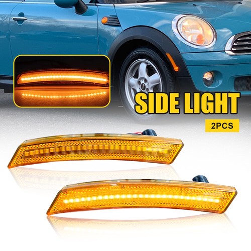 For Mini Cooper R55 R56 R57 R58 R59 R60 Front Amber& Side Indicator ...