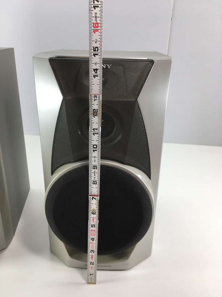 (Set of 2) Sony SS-MC3AV Bookshelf Speakers from HCD-MV3AV Stereo | eBay