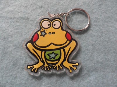 A Crazy Yellow Frog Keychain | eBay