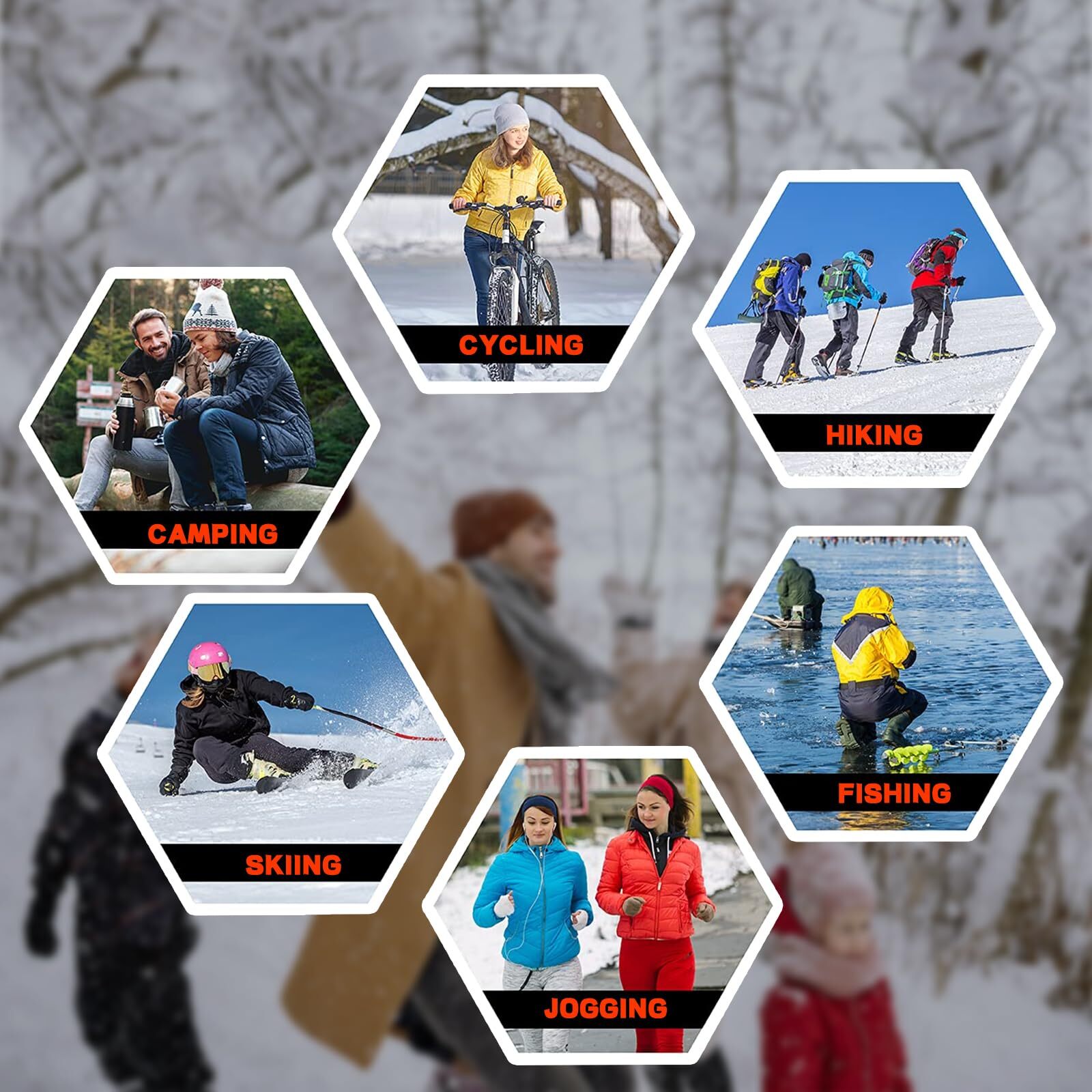 8 Pack Magic Hand Warmers, Reusable Snap Heat Packs, Reusable Pocket ...