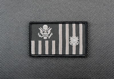 US Customs Border Patrol Coast Guard Law Enforcement Flag Patch CBP ...
