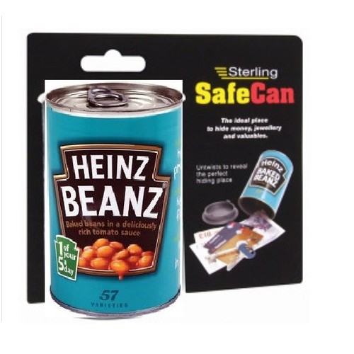 FAKE FALSE HEINZ BAKED BEAN TIN CAN HIDE KEEP MONEY SAVINGS BOX BANK ...
