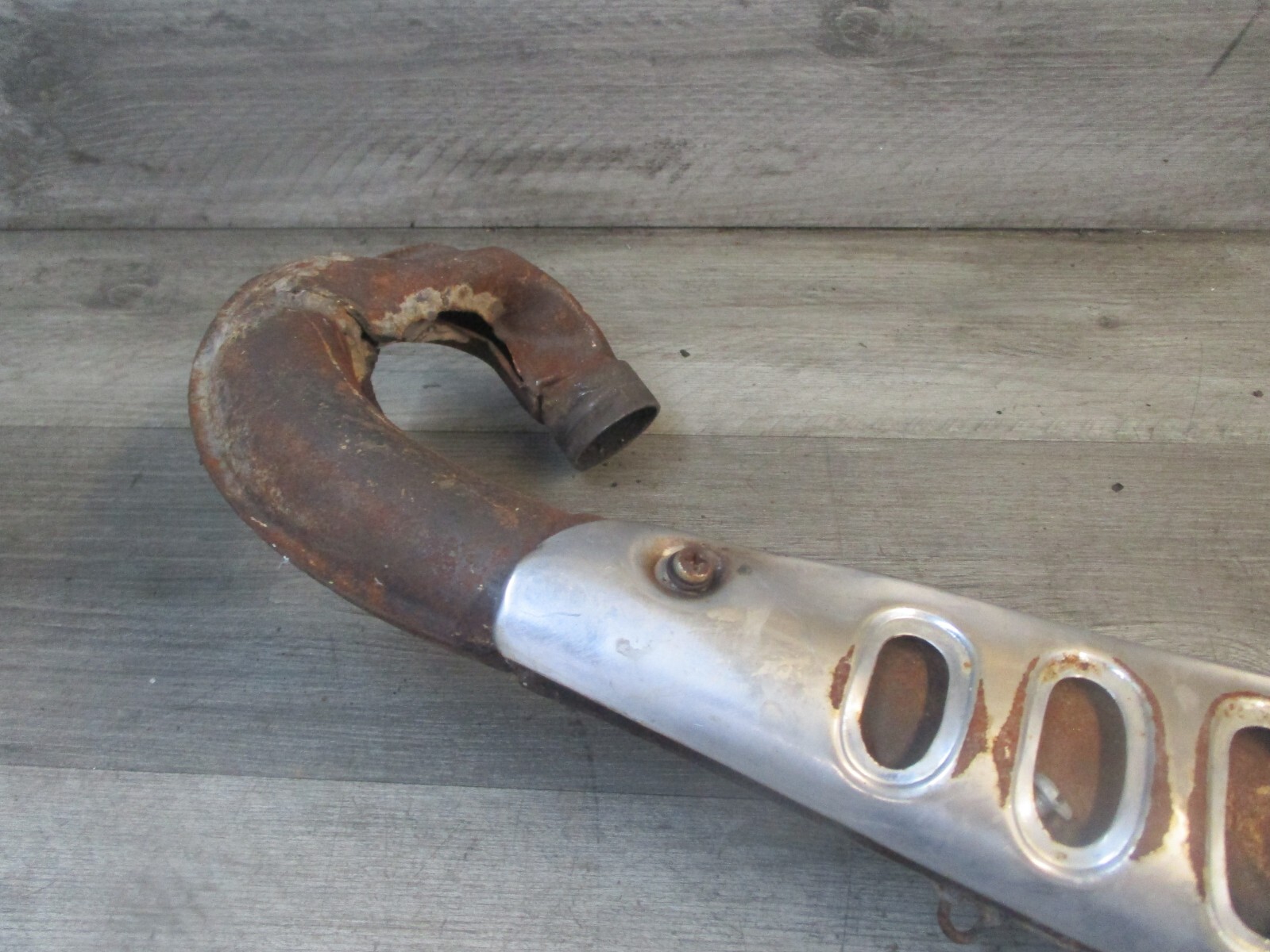 1973 73 Suzuki TS185 TS 185 Motorcycle Engine Exhaust Outtake Pipe ...